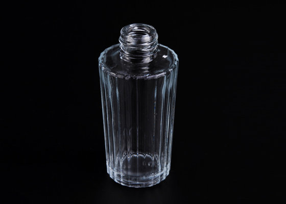 Cylinder Empty Cheap Glass Perfume Bottle with Screw Lid