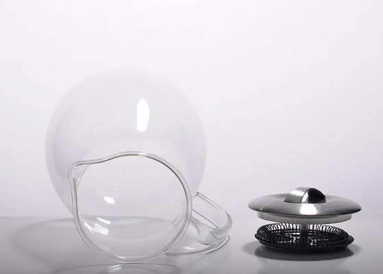 Wholesale Large Capacity Glass Teapot With Stainless Lids And Filter