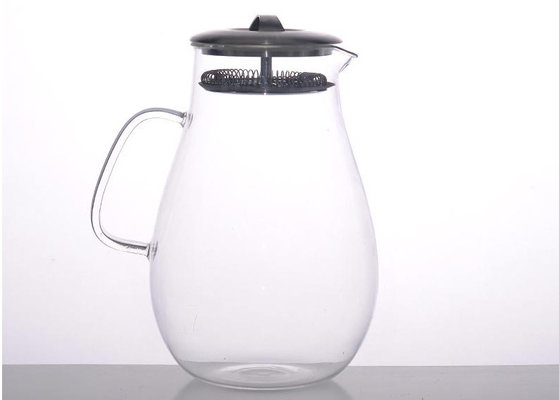 Wholesale Large Capacity Glass Teapot With Stainless Lids And Filter