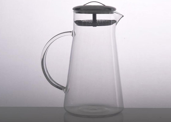Eco friendly Glass Tableware Heat Resistant Clear Glass Teapot Home Daily Use