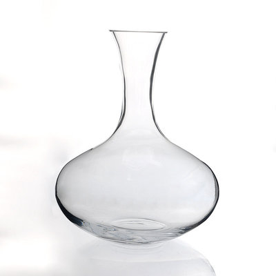 Party Use Glass Tableware Round Symmetry Clear Wine Decanter Different Shapes