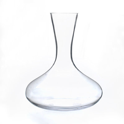 100% Hand Blown Lead-free Crystal Round Red Wine Carafe Decanter