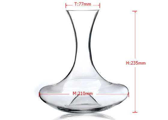 Handmade Glass Tableware Single Bulk Glass Wine Decanter For Decoration