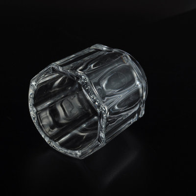 Big octagon design candle holder glass replacement , 57ml candle holders glass decor