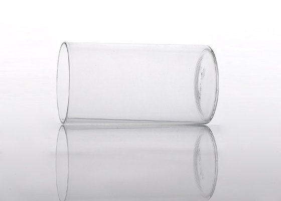 Straight Cylinder 355ml Borosilicate Single Wall Glass Cup Drinkware