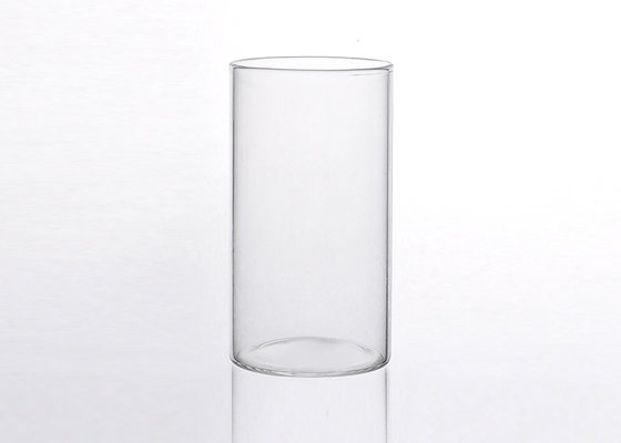 Straight Cylinder 355ml Borosilicate Single Wall Glass Cup Drinkware