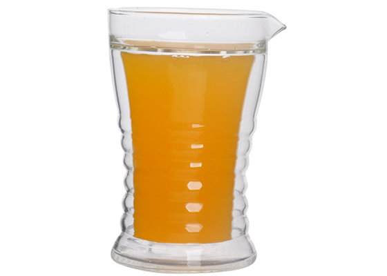 210ml Double Wall Borosilicate Glass , Heat Resisting GALSS Beverage Mugs
