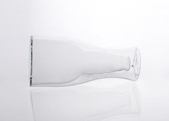 12 fl.oz 350ml Creative Double Wall Heat Isolated Glass Beer Tea Mug Cup