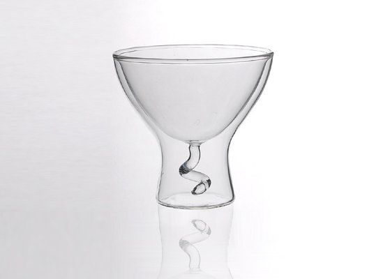 High grade 100% lead cadmium Double Wall Borosilicate Glass for wine