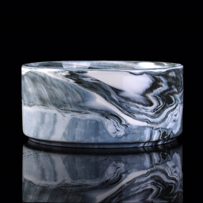900ml Marble Candle Jar For Scented Candle , Marble Candle Container