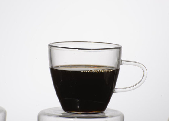 Clear Double Wall Borosilicate Glass Coffee Cup , borosilicate glass cups
