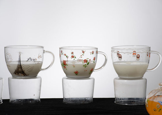Luxury borosilicate glass mug Pyrex Single Wall Glass Coffee Cup