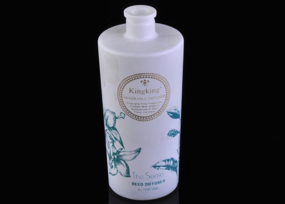 Customized logo white Glass Perfume Bottles , glass aroma bottle 258ml
