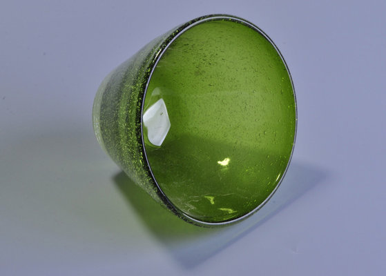 Home Deco Hand Made Clear Glass Votive Candle Holders Special Dealing V Shape