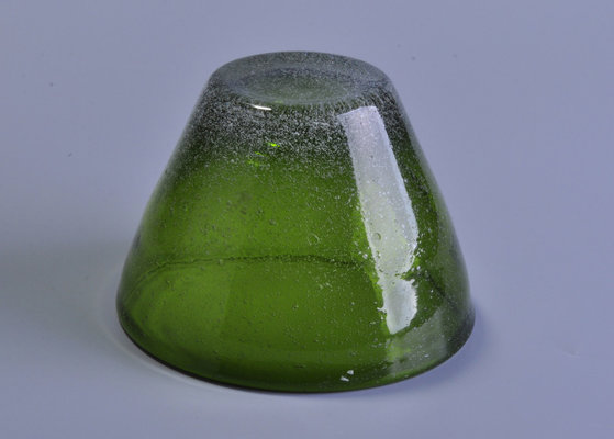 Home Deco Hand Made Clear Glass Votive Candle Holders Special Dealing V Shape