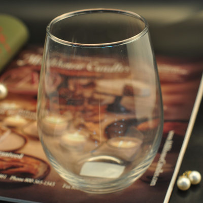 Handmade Glass Tableware , engraved glass tumblers for whisky and red wine