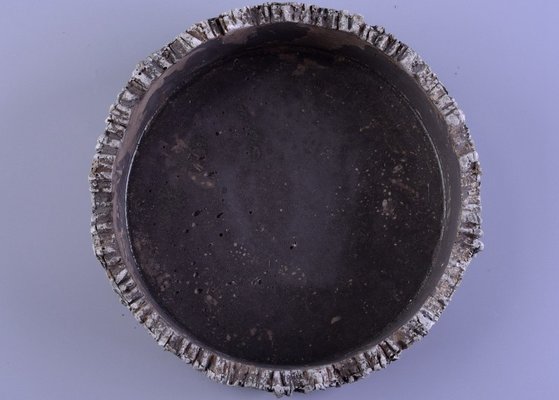 Parties Material concrete cement candle holder round moss effect