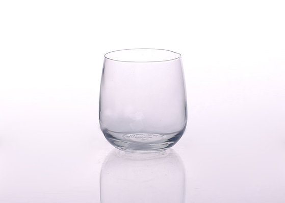 15oz Crystal Water Glass Tumbler custom stemless wine glasses with Thick Bottom