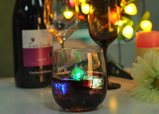15oz Crystal Water Glass Tumbler custom stemless wine glasses with Thick Bottom