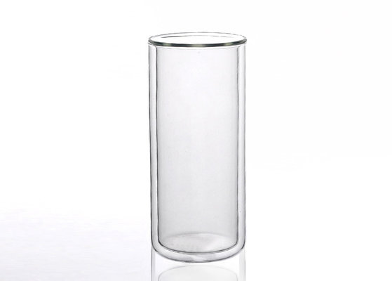 Heat Resisting Double Wall Borosilicate Glassware Coffee Cup 375 ml