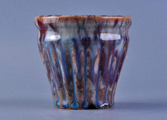 Customized 5OZ Scented Ceramic Candle Holder Marble Surface Finishing