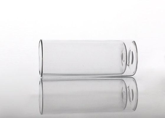 Heat Resistant Double Wall Borosilicate Glass Travel Tumbler Small Mouth Opened
