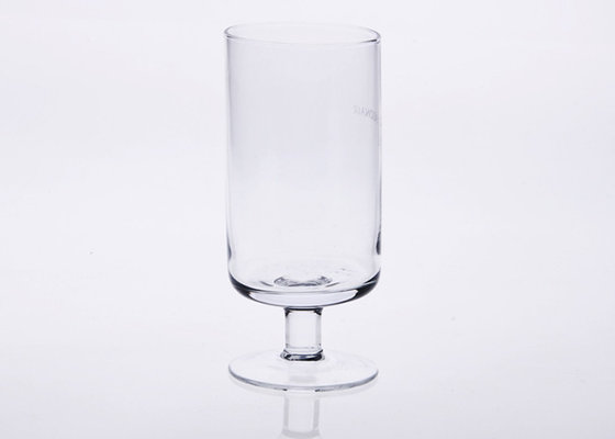 Airline Red Wine / Stem Brandy Stemware Wine Glasses decorated , Hand blown