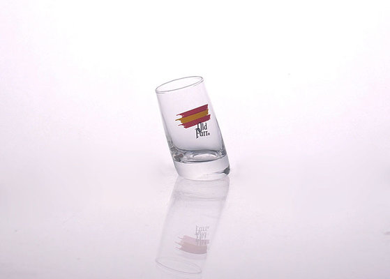 Spirit Wine Glass Tableware , Leaning Body Shot Glass Storage Containers Special Design