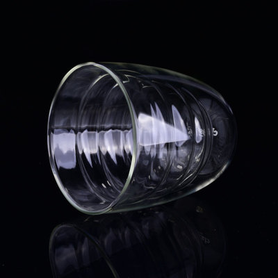 Unique Design Heat Resistant Borosilicate Glass Coffee Cup , Double Wall Drinking Glasses