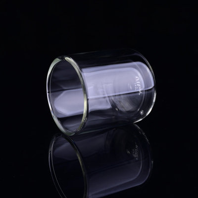 Transparent Borosilicate Double Walled Glass Tumbler Mouth Blown Processing