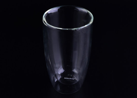 390ML Hot Popular Borosilicate Glass Tableware , Double Wall Glass Cups For Tea / Coffee