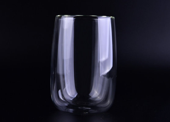 14 Oz Durable Borosilicate Drinking Glasses Heat Resistant Mouth Blown