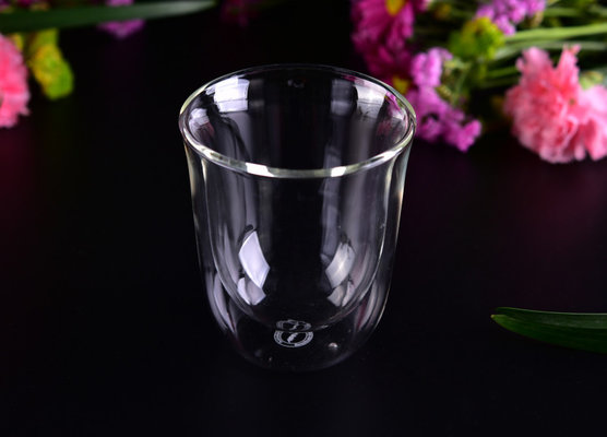 Super Clear Double Wall Borosilicate Glass /  Party Double Wall Glass Tumbler 8.6*4.3*10cm