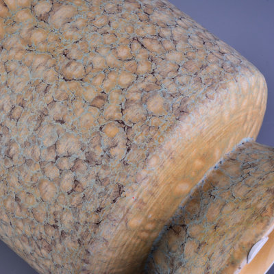 Decorative Metal Oxide Glaze Ceramic Candle Jar