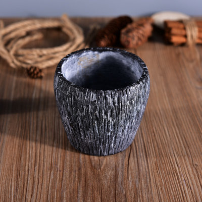 Original vintage concrete holder for scents candles