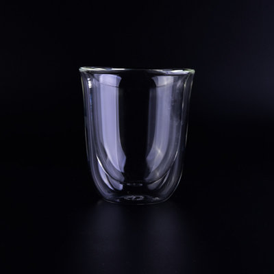 Pyrex Drinking double walled glass espresso cups for daily use , Un - breakable