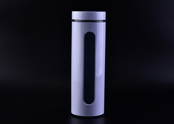 1800ml Wedding Transparent Clear Glass Candy Jars Round Screw Lid , Eco Friendly