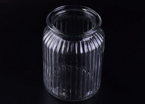 Clear Tall Soy Glass Bottle Candle Holders / 1000ml Glass Candlestick Holders