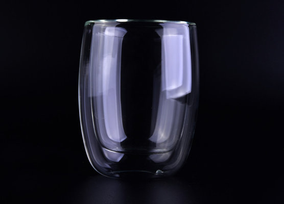 Transparent Double Wall Borosilicate Glass / Thermo Tumbler Double Wall Coffee Cups