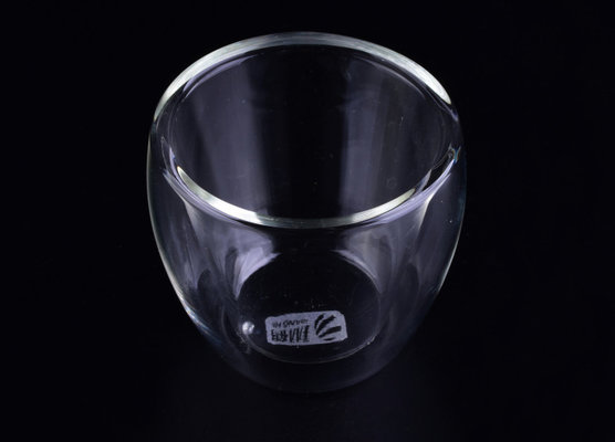 Customizable Durable Borosilicate Drinking Glasses / Clear Double Walled Glasses