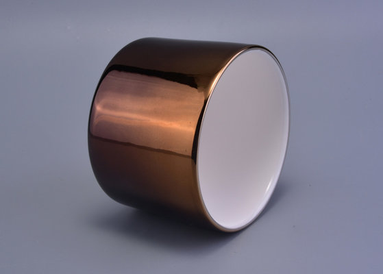 Colorful Painting Electroplated Candle Holder Ceramic Different Sizes Available