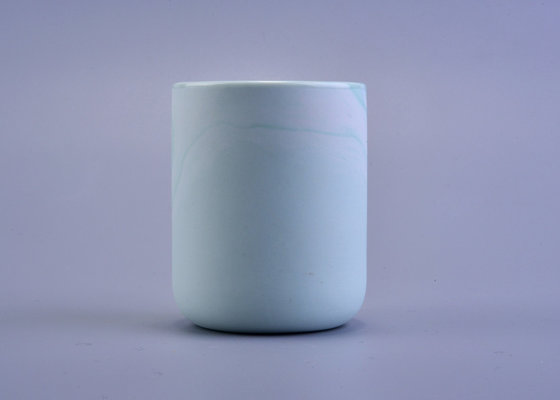 Christmas Ceramic Candle Holder , Tealight Candle Holders Colorful Marbel Effect