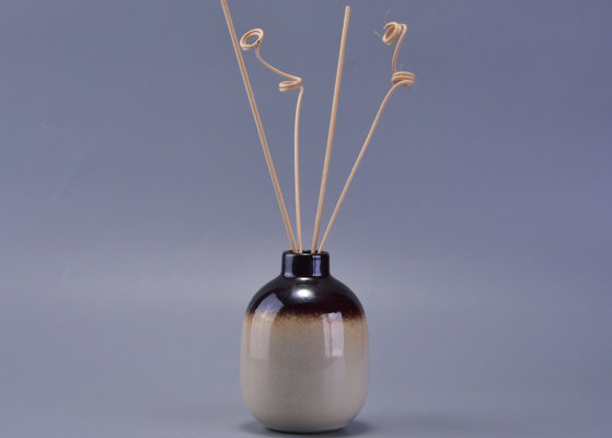 Oil Decorative Reed Diffuser Bottles Transmutation Glazed Aromatic Ceramic
