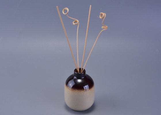 Oil Decorative Reed Diffuser Bottles Transmutation Glazed Aromatic Ceramic
