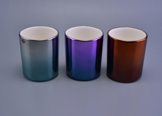 Custom Ceramic Candlestick Holders Home Wedding Decoration , Matching Lids
