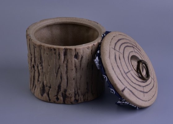 Wood Shape Tree Pattern Ceramic Candle Holder In Stock , Unique Design