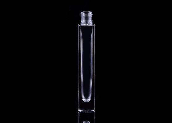 10Ml square empty glass perfume bottles with golden sprayer and cap