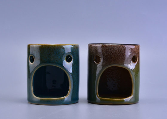 ASTM hand made Ceramic Tealight Holder Or Incense Burner logo printing
