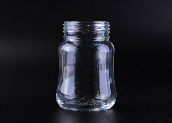 Clear 195ml Baby Milk Bottle Glass Tableware Mouth Blown Craft Heat Resistance