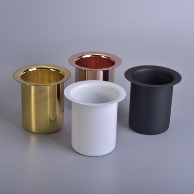 Colord Metal Candle Holders , Metal Votive Candle Holders Cmyk Printing